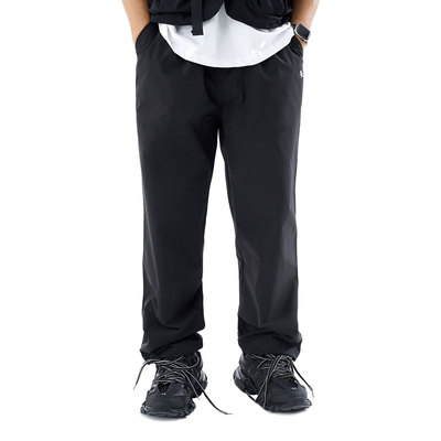 春秋款梭织长裤刺绣mcrew直筒