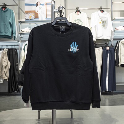 安踏凯里欧文系列卫衣男美式套头衫2加绒休闲运动上衣172541711N