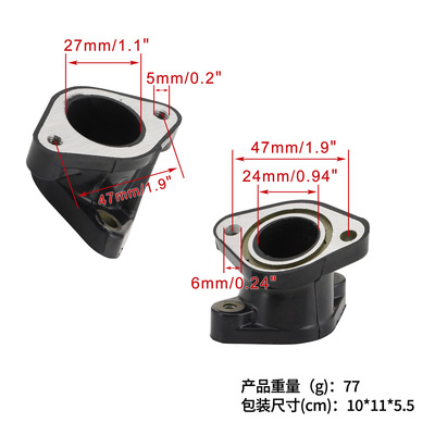 摩托车进气歧管接头适配CRF100CR