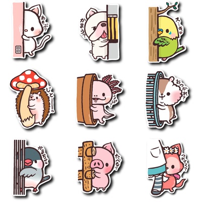 暗中观察系列防水户外贴纸卡贴