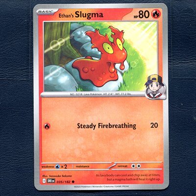 宝可梦正版卡牌 英文国际版 命运劲敌 阿响的熔岩虫 DRI-035 美版