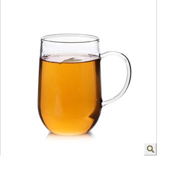 手工耐热马克杯/玻璃杯/咖啡杯/茶杯水滴杯 玻璃茶杯400ml水滴壶