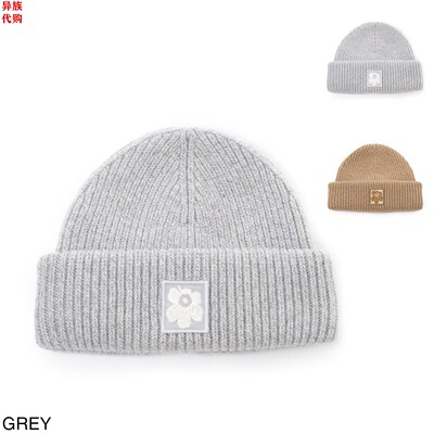 异族日本代购 芬兰 Marimekko 2025秋女士保暖全羊毛针织帽毛线帽