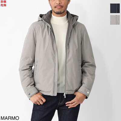 异族日本代购 意大利 MOORER 2024冬男防寒脱卸帽防雨鹅绒羽绒服