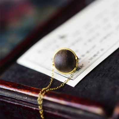 沉香路路通18K金油脂丰富