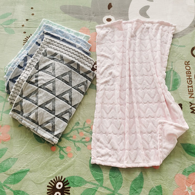 法兰绒毛毯家用办公室汽车内盖毯