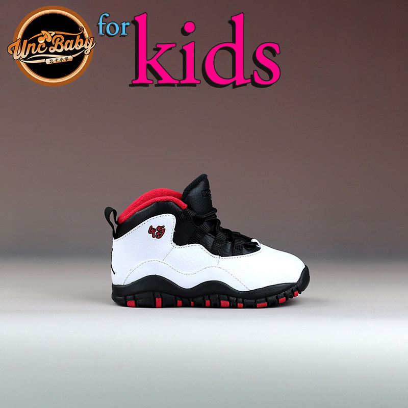 北卡大学 Air Jordan 10 AJ10芝加哥儿童鞋童鞋 310807-102_虎窝淘