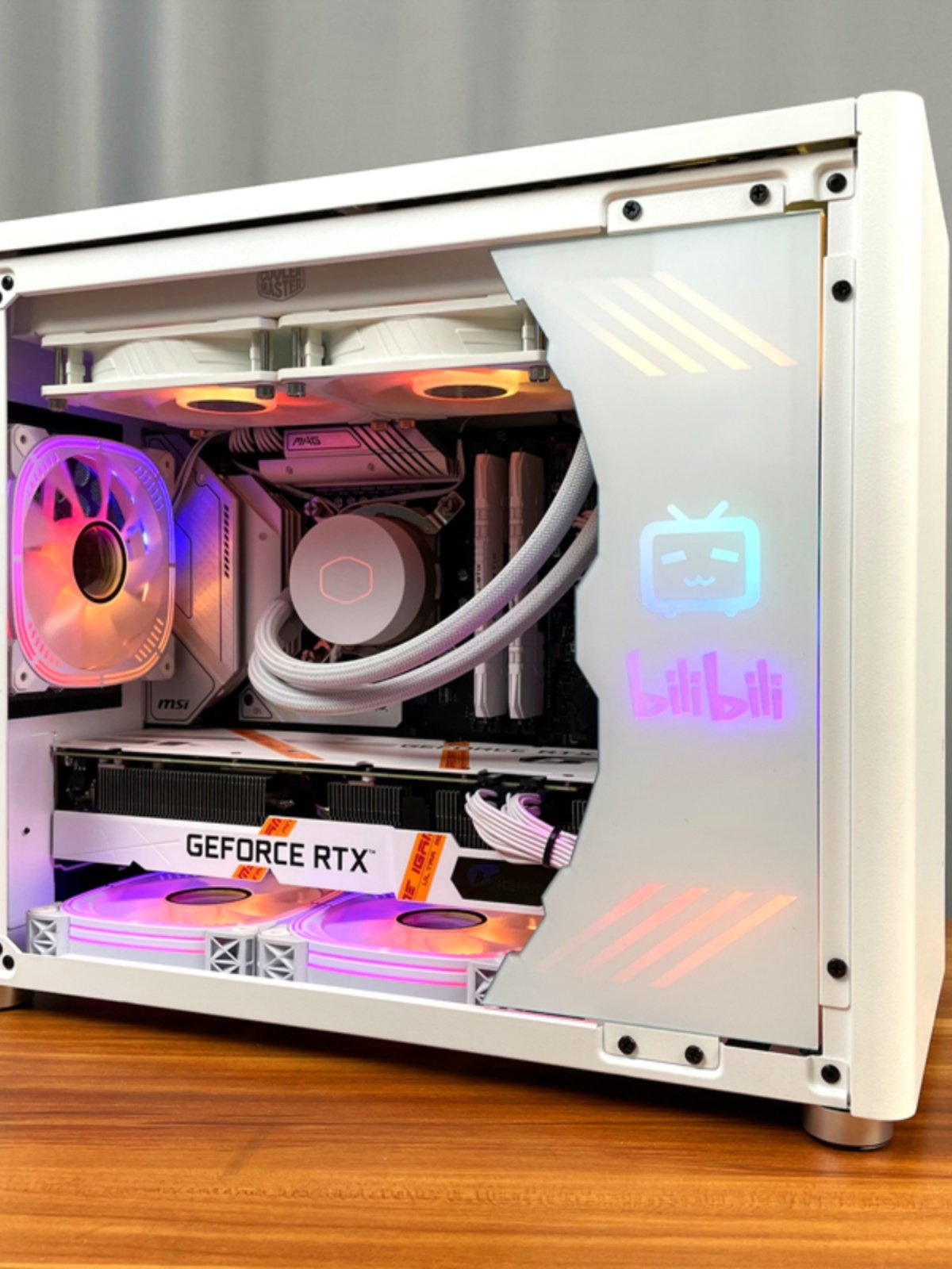 I5 13400 Rtx4060Ti Desktop Computer Host Water-Cooled Game DIY Small ...