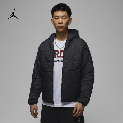 Jordan男子连帽防泼水棉服外套