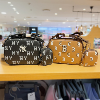 MLB男女童单肩背包休闲包斜挎包