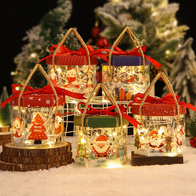 圣诞苹果盒平安夜透明平安果礼盒