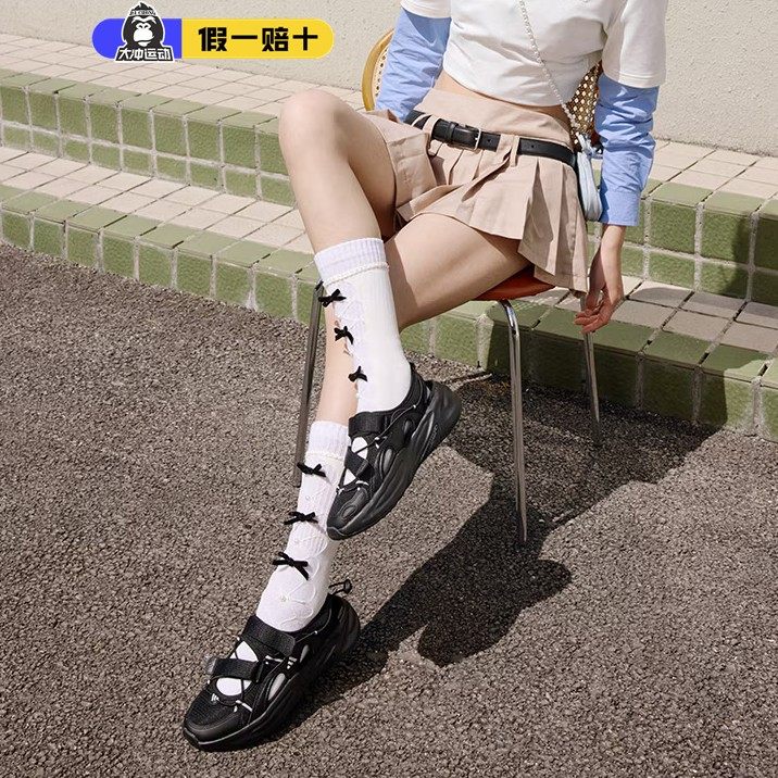 Adidas阿迪达斯超轻凉鞋女鞋夏季外穿运动休闲沙滩鞋凉拖鞋JS4582