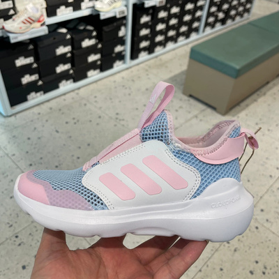 Adidas/阿迪达斯正品小童网面时尚运动一脚蹬运动鞋LB8427