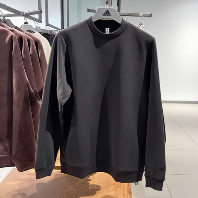 Adidas阿迪达斯卫衣男装冬季新款运动服休闲圆领上衣套头衫JM0963