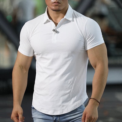 短袖运动POLO衫夏健身服