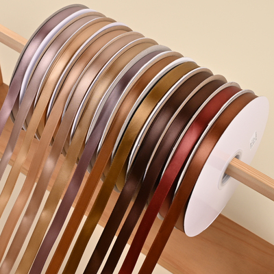 1.2cm厘米宽加密缎带米色白色灰色黑色咖啡色棕色褐色香槟色