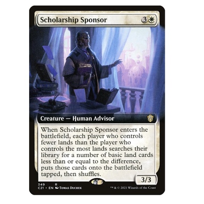 牌客窝 万智牌 奖学金资助人  Scholarship Sponsor 金 白 扩画