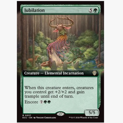 牌客窝 万智牌  欢庆  Jubilation  金 绿色