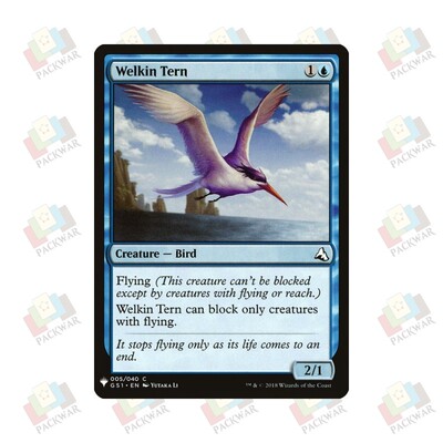 牌客窝 万智牌 苍穹飞燕 Welkin Tern 铁 蓝 闪