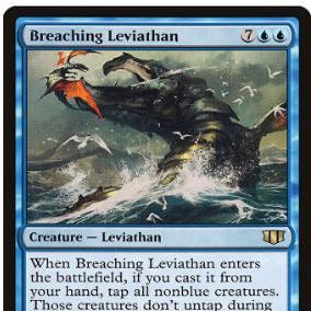 牌客窝 万智牌  破浪海怪 Breaching Leviathan 金 蓝