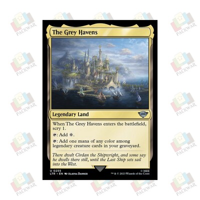 牌客窝 万智牌  灰港  The Grey Havens  银 地 闪