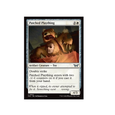 牌客窝 万智牌 补丁玩物 Patched Plaything 银 白 闪