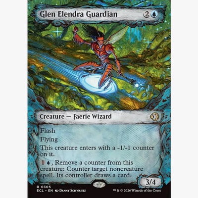 牌客窝 万智牌 艾蓝卓幽谷守护者 Glen Elendra Guardian 金 蓝色