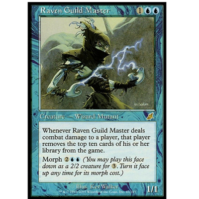 牌客窝 万智牌 墨鸦公会师傅 R aen Guild laster 金 蓝