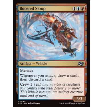 牌客窝 万智牌  喷射单桅机 Boosted Sloop 银 多