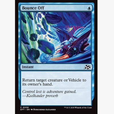 牌客窝 万智牌 巧妙弹开 Bounce Off 铁 蓝色