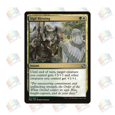 牌客窝 万智牌 印记加Chi Sigil Blessing 银 多色 闪