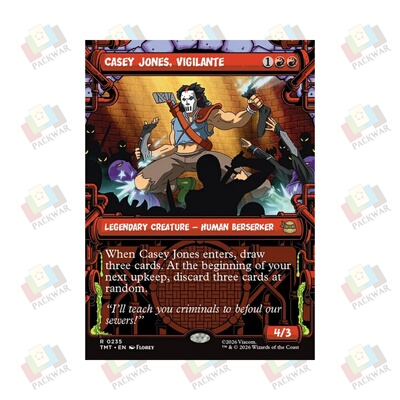 牌客窝 万智牌 义警凯西·琼斯 Casey Jones, Vigilante 金 红