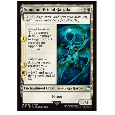 牌客窝 万智牌 召唤：蛮神迦楼罗  Summon: Primal Garuda 银 白