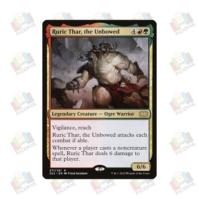 牌客窝 万智牌 拒降者鲁瑞杂尔 Ruric Thar, the Unbowed 金 多色