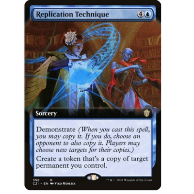 牌客窝 万智牌  复造技艺  Replication Technique 金 蓝 扩画