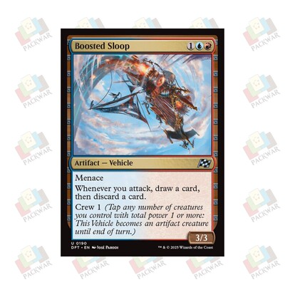 牌客窝 万智牌  喷射单桅机 Boosted Sloop 银 多