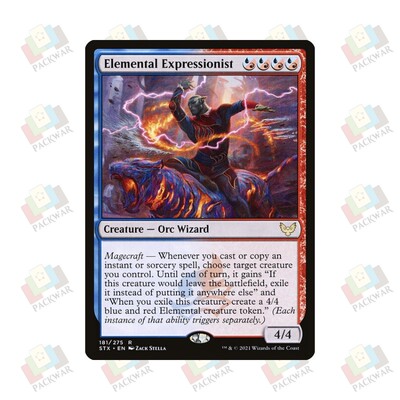 牌客窝 万智牌 元素展现家 Elemental Expressionist 金 多色 闪