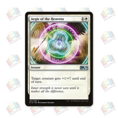 牌客窝 万智牌 天国庇佑 Aegis of the Heavens 银 白 闪