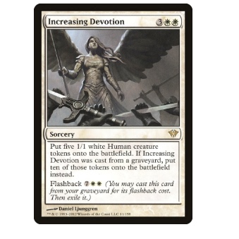 牌客窝 万智牌  奉献渐增 Increasing Devotion 金 白