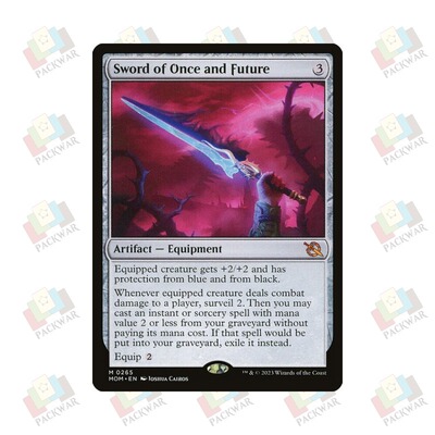 牌客窝 万智牌 未往剑  Sword of Once and Future 秘稀 神器 闪
