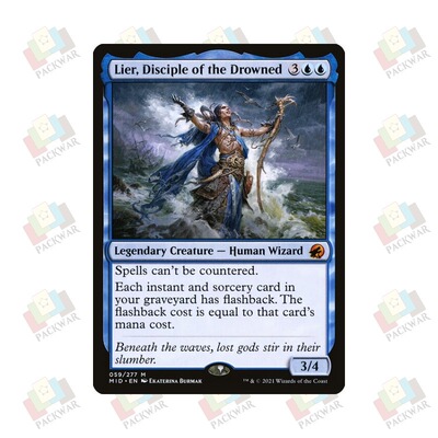 万智牌 翻涌神信徒列尔 Lier, Disciple of the Drowned 秘稀 蓝
