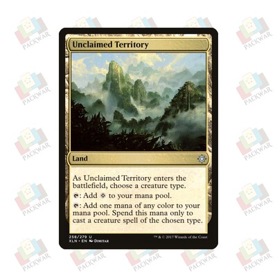 牌客窝 万智牌 无主领地 Unclaimed Territory 银 地 闪