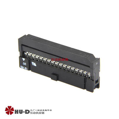 原装欧姆龙 34P牛角插头(IDC压线头)XG4M-3430-T 2.54间距