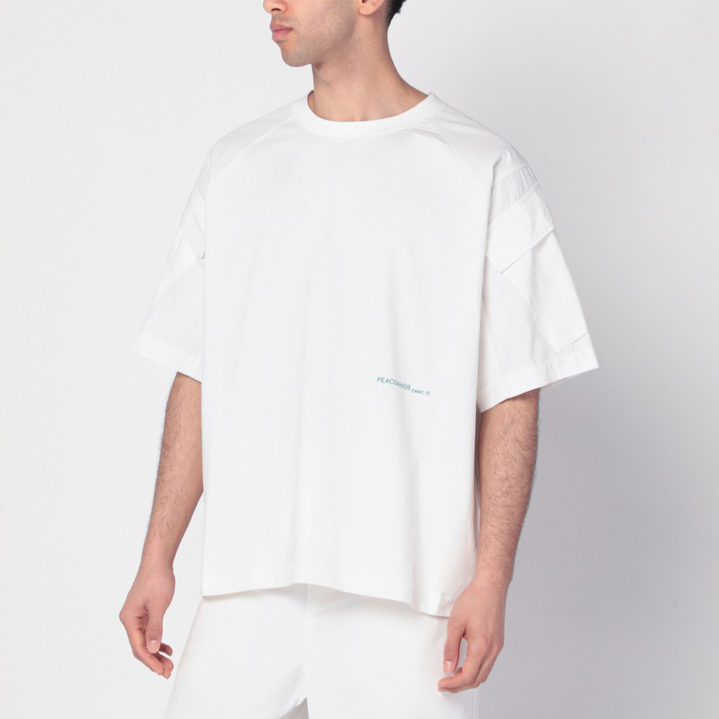 OAMC Peacemaker Sl Cargo Tee 字母印花口袋纯棉透气休闲短袖T恤