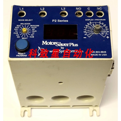 工业配件SYMCOM 777-P2 MOTOR SAVER PLUS 过载继电器DIMENSION 2