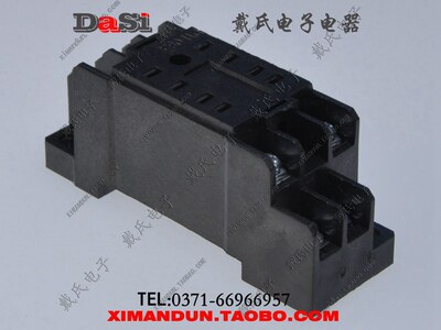 MY2N-J HH52P JQX-13F-MY2优质小型中间继电器座PYF08A8脚座