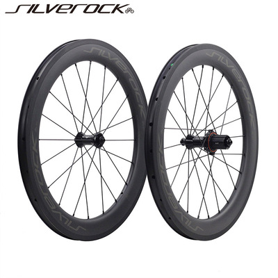 SILVEROCK碳纤维V刹轮组折叠车