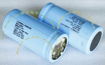 CORNELL DUBILIER 2200UF 450V进口拆机 电容 外观8成新 51x106mm