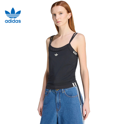 adidas阿迪达斯三叶草女子运动休闲无袖T恤KW4524