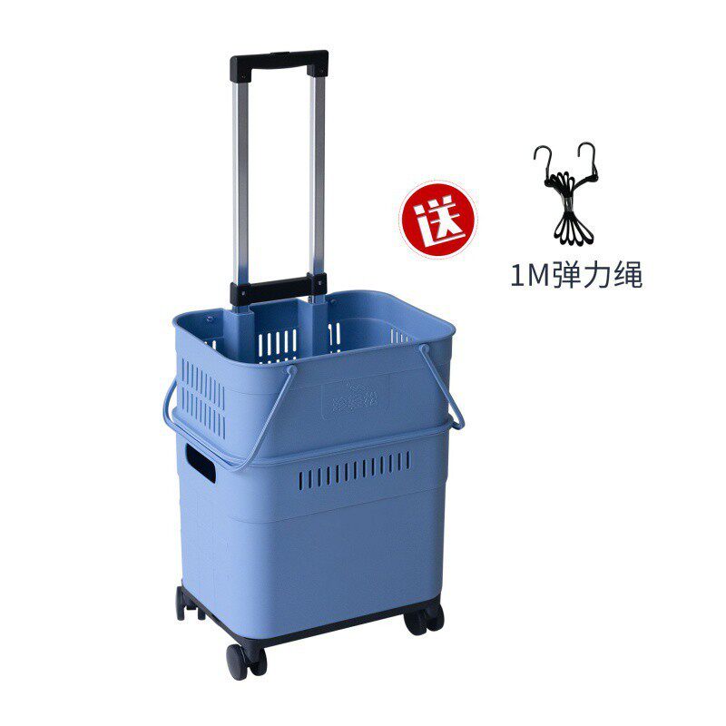 jir买菜车露营拉车超市购物拉车便携家用轻便可折叠小推车快递购